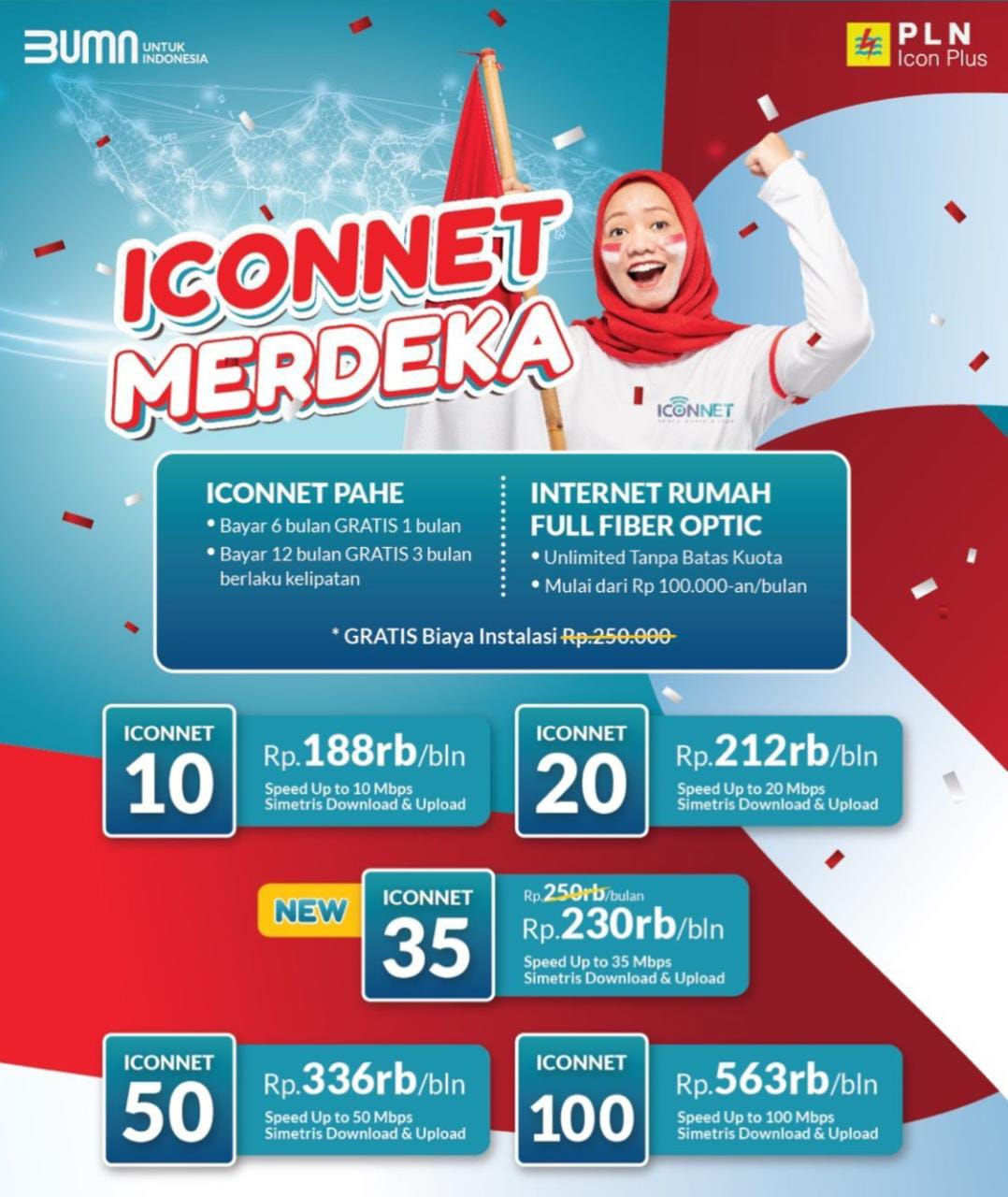 Harga wifi iconnet pln Sumedang : Promo & Cek Area Terbaru 2025 - WA ...